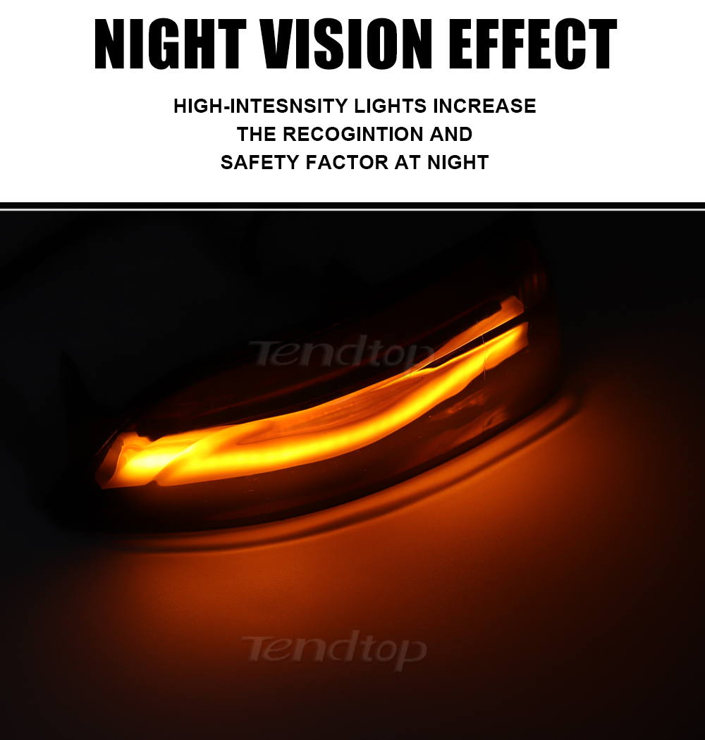 For Ford Everest 2015-2019 Ranger T6 Raptor Wildtrak LED Dynamic Turn ...