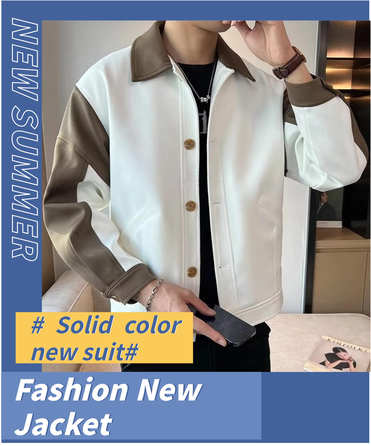 2025 New Trend Loose And Simple Korean Style Fashionable Jacket ...