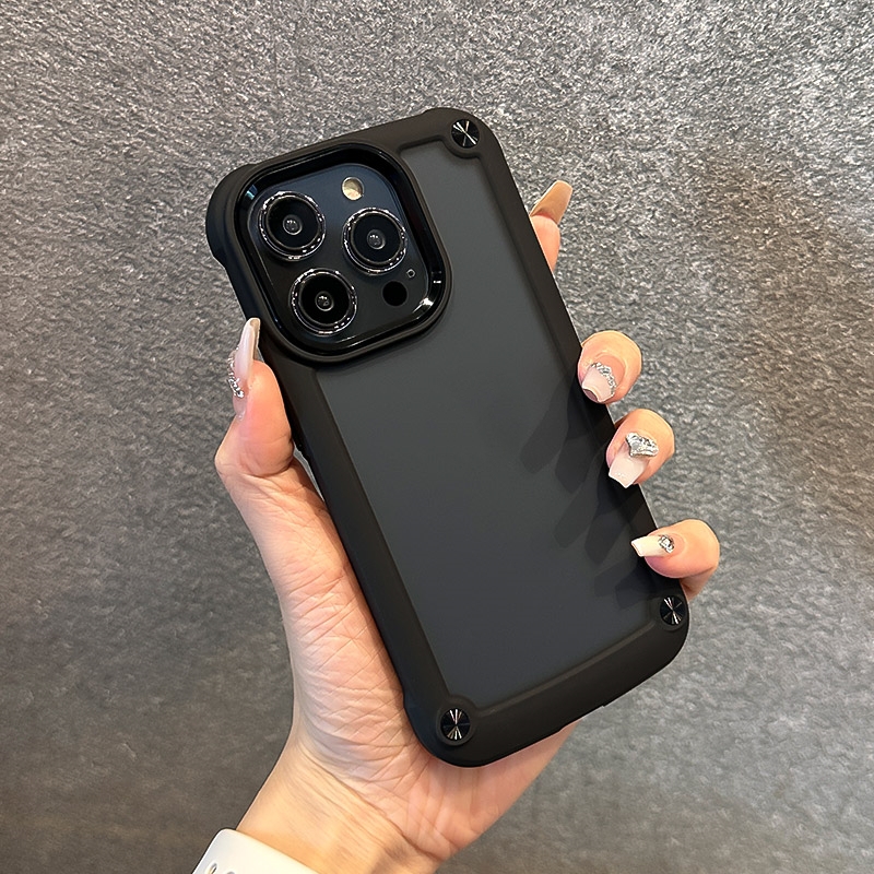 NEW Phone Case FOR iPhone 15PRO MATTE FOUR CORNER CASING SHOCKPROO iP ...