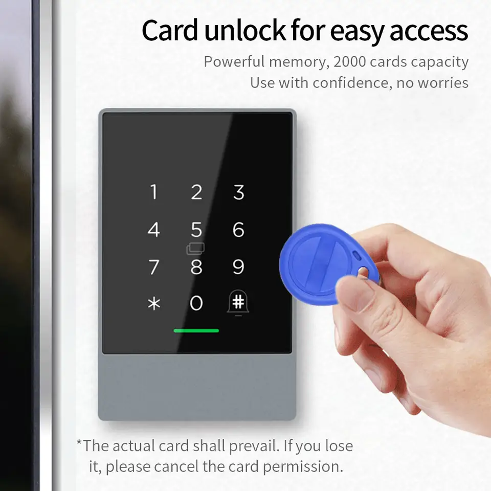 IP66 Waterproof WiFi App Access Control Reader, Electronic Furniture ...