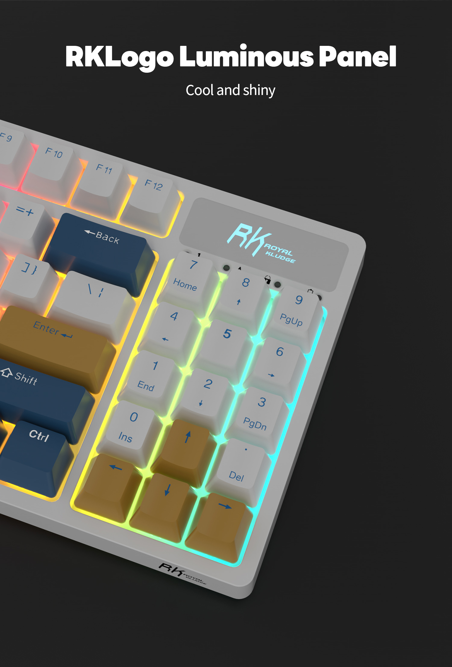 Royal Kludge RK89 Tri Mode RGB 89 Keys Hot Swappable Mechanical ...