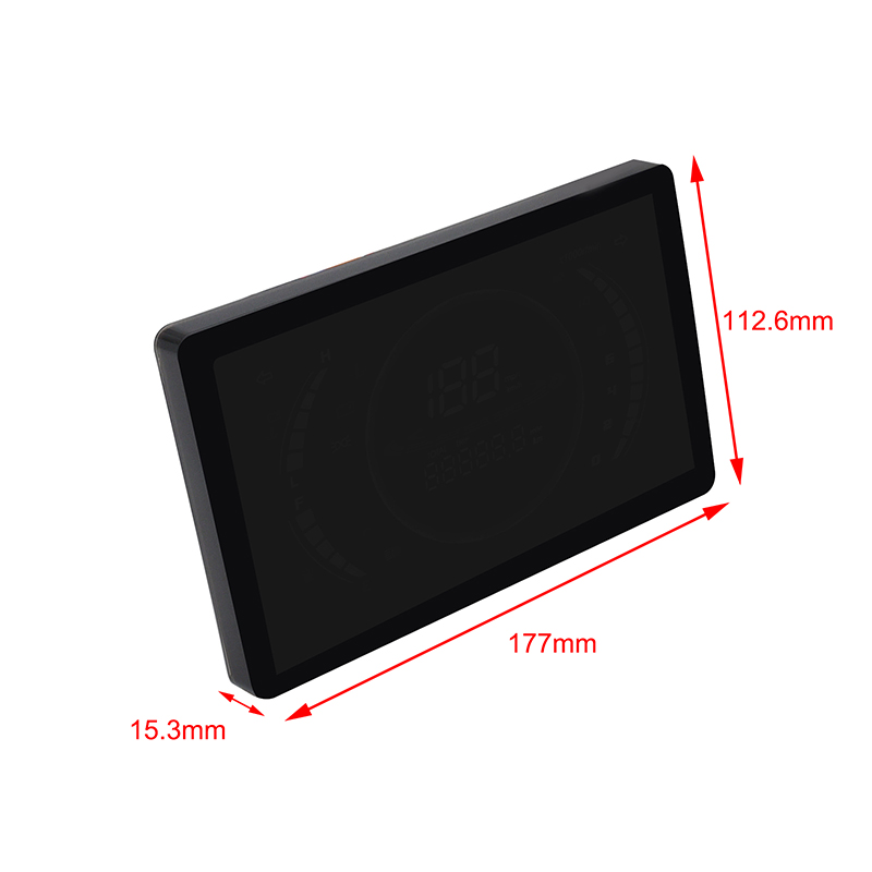 Digital Speedometer Assy With Motorcycle Tachometer RPM Water ...