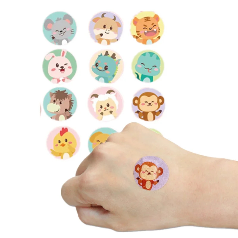 120Pcs/Box Kids Wound Bandage Disposable Mini Cartoon Baby Wound ...
