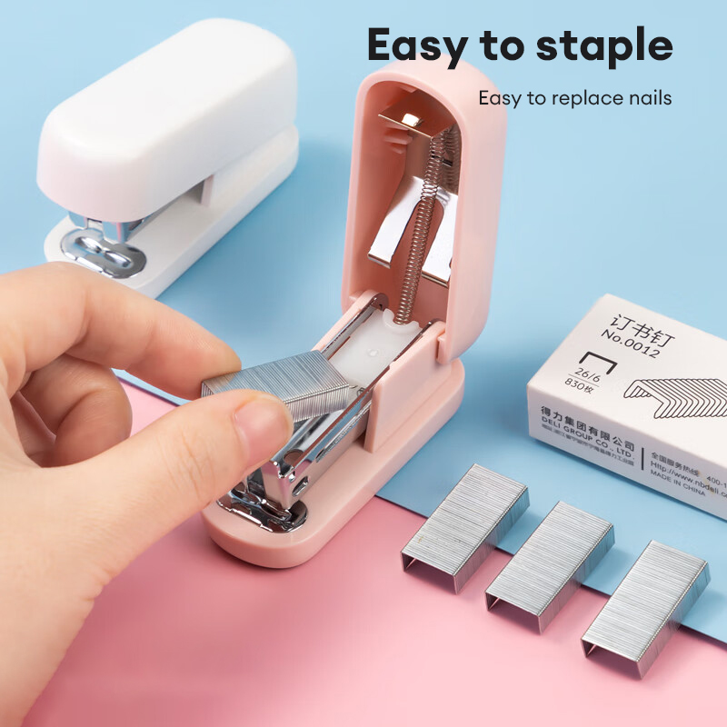 Deli TA202 Mini Portable Convenient Stapler | Shopee Philippines