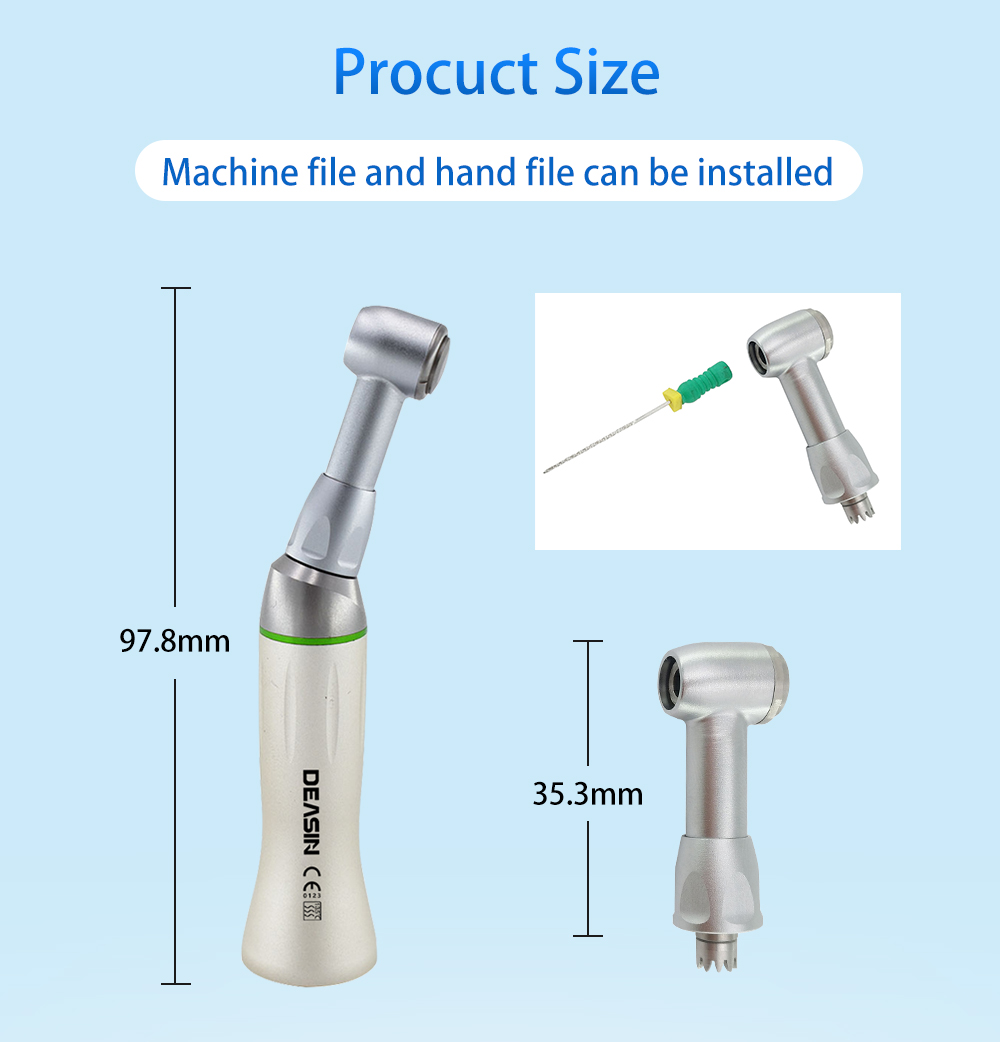Dental Endo Motor 10:1 Speed Reduction Reciprocating Push Button Contra ...