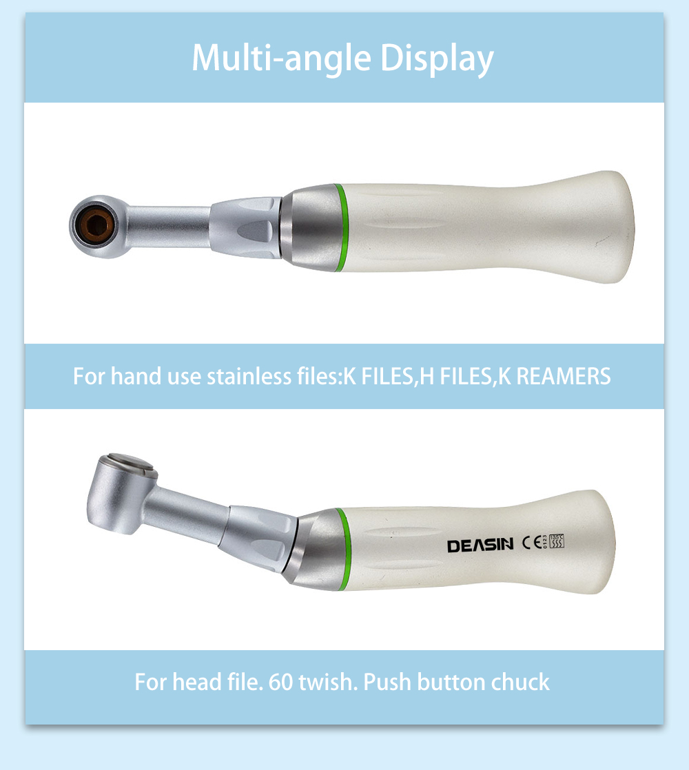 Dental Endo Motor 10:1 Speed Reduction Reciprocating Push Button Contra ...