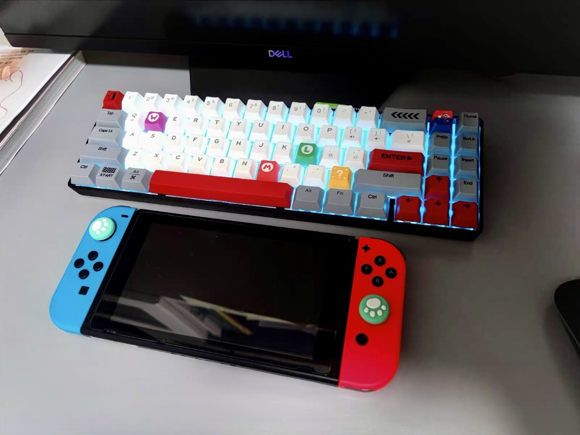 Colorful PSP Directional Buttons Heat Transfer Printed Keycaps | Shopee ...