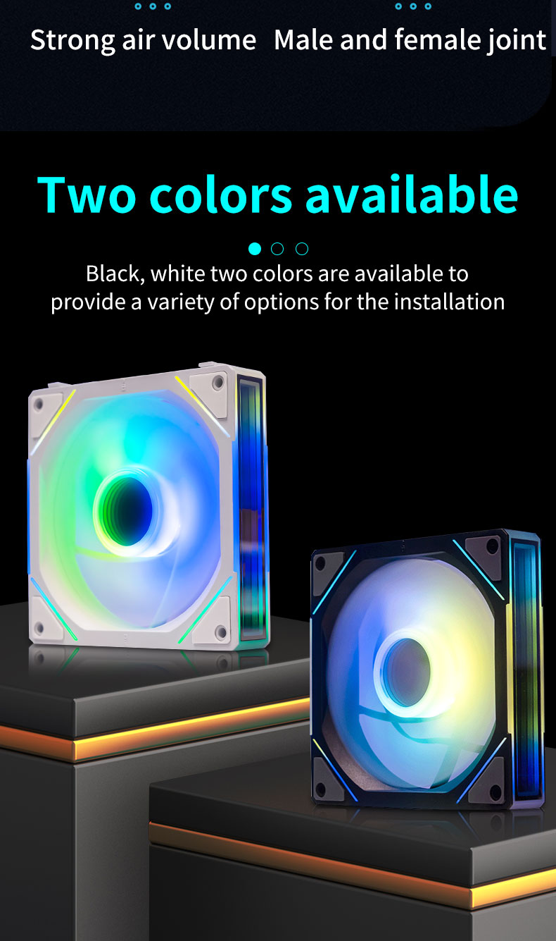 Jungle Leopard Interstellar V1 CPU Fan ARGB Wireless splicing Computer ...