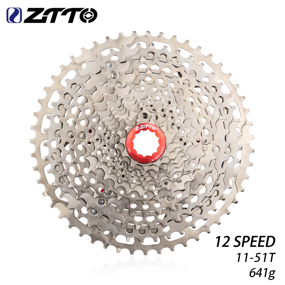 ZTTO MTB 12 Speed Cassette Silver 12S 51T Cogs | Shopee Philippines