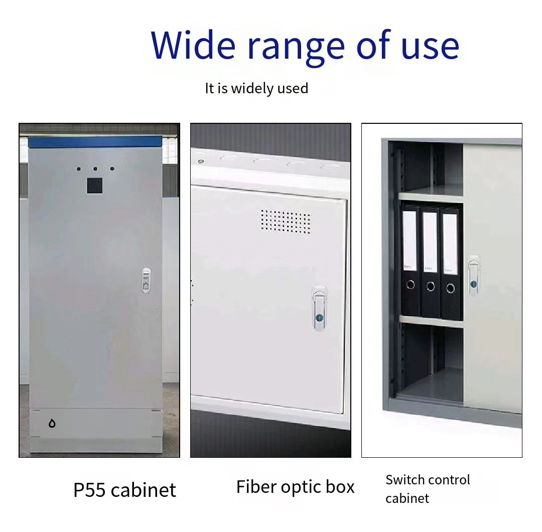 Fiber optic box distribution box electrical cabinet door handle lock ...