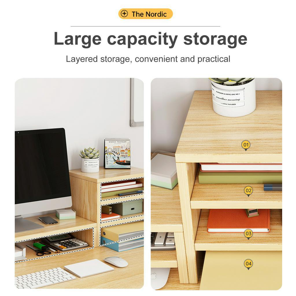 Simple Desktop Storage Rack Student Desk Multi-layer Cabinet Storage ...
