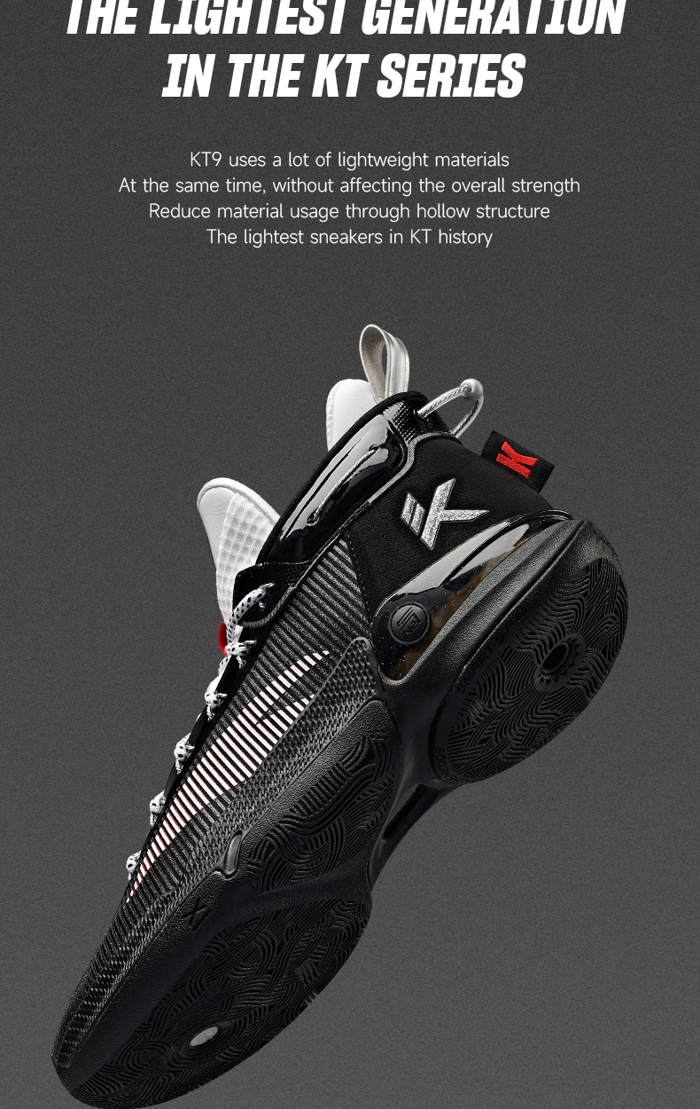 ANTA Men KT9 Klay Thompson Basketball Shoes Shock Absorption Combat Cushion Durable 112341101-4 ...