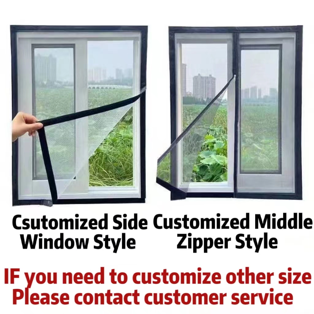 Customized Window Net Velcro Window Gauze Mesh Insect Proof Window ...