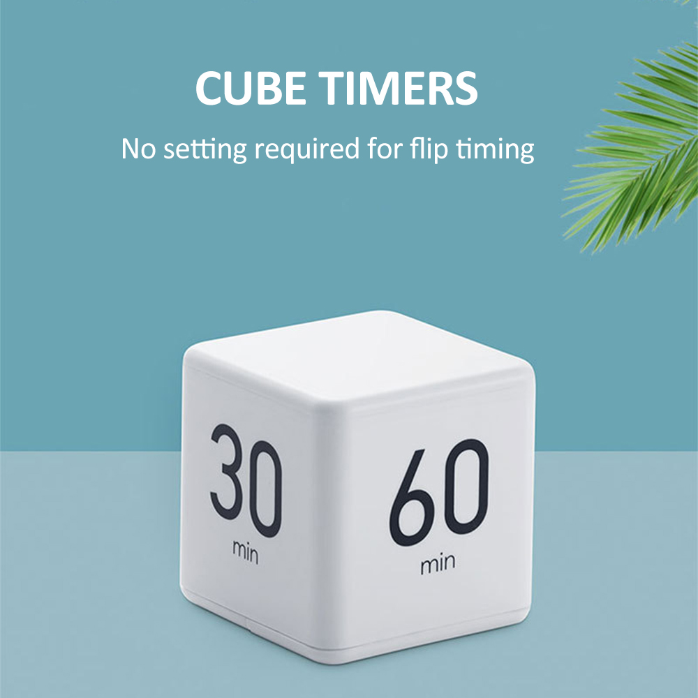 Digital Cube Timers Time Countdown Settings Flip Timer for Studying ...