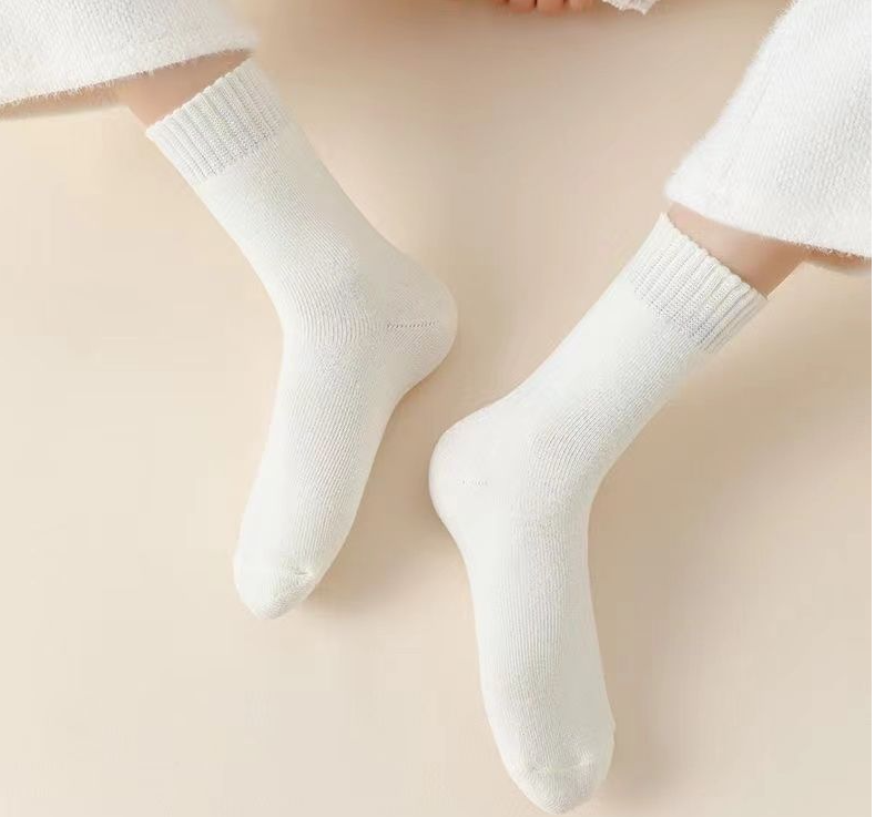 Autumn Winter Warm Socks Stockings Thickened Women's Socks Mid-tube ...