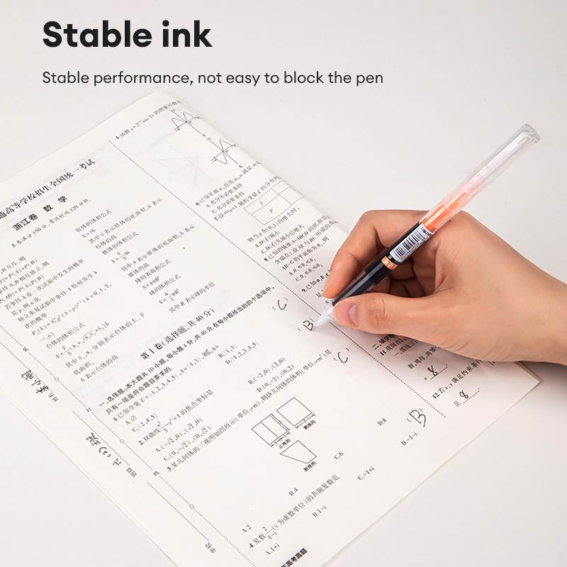 Deli SF163 Cap-Pulling Direct Liquid Writing Sign Pen 0.5mm Full Needle ...