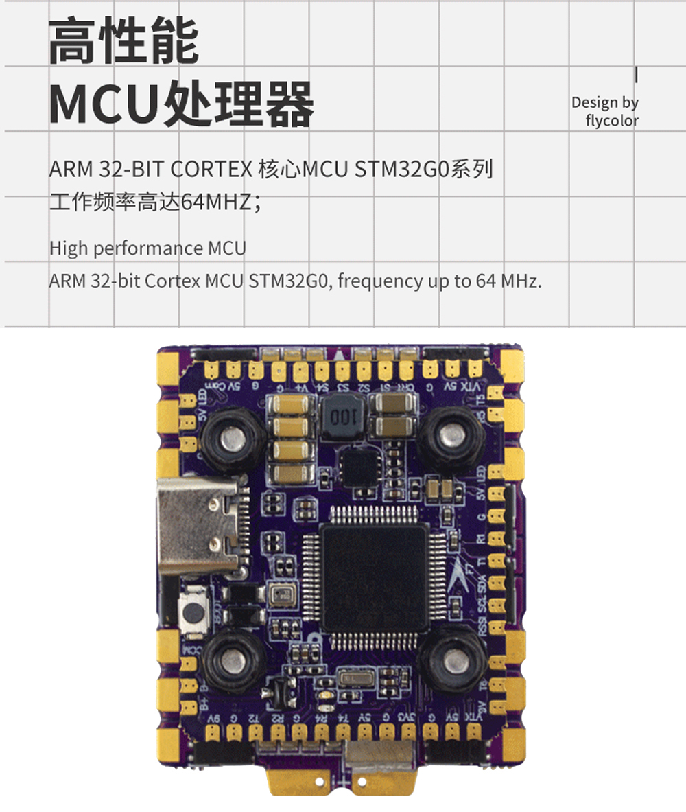 Flycolor Raptor 5 3-6S Mini Stack F7 Mini Flight Control BMP280 ...