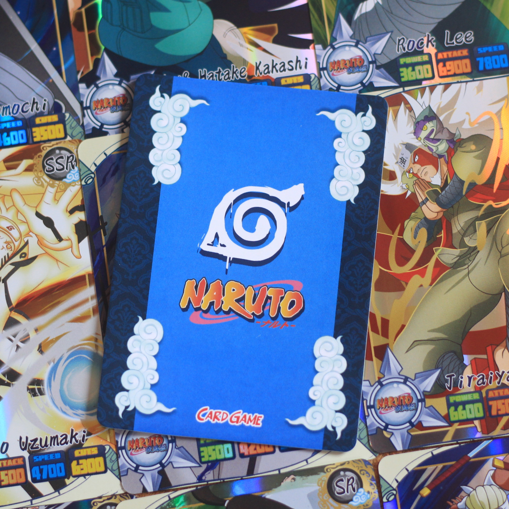 50Pcs/Pack Naruto Flash Shiny Cards SSR Deluxe Rare Collection Game ...