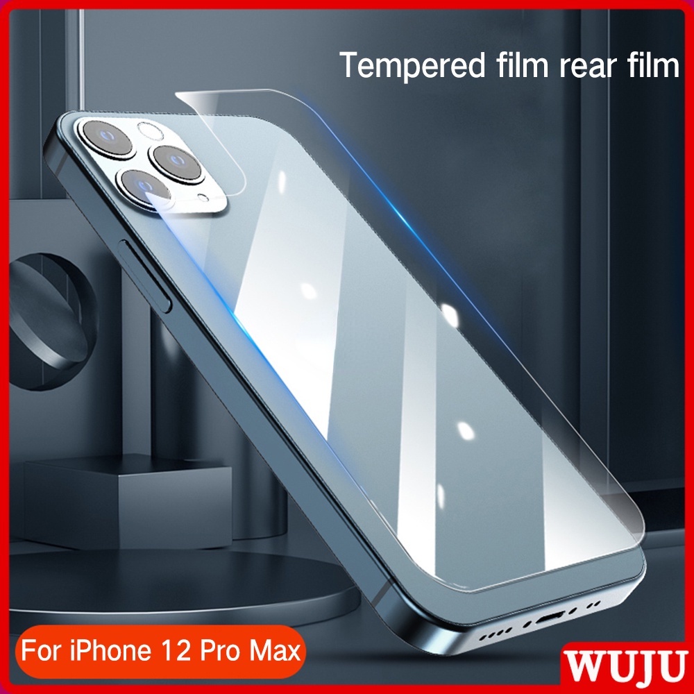WUJU Scratch Resistant Ultra-clear Back Tempered Glass Screen Protector ...