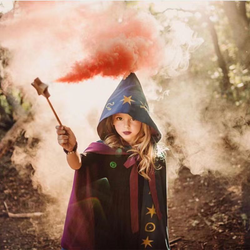 NEW Halloween Children's Performance Costume Witch Cloak Role Play Cute ...