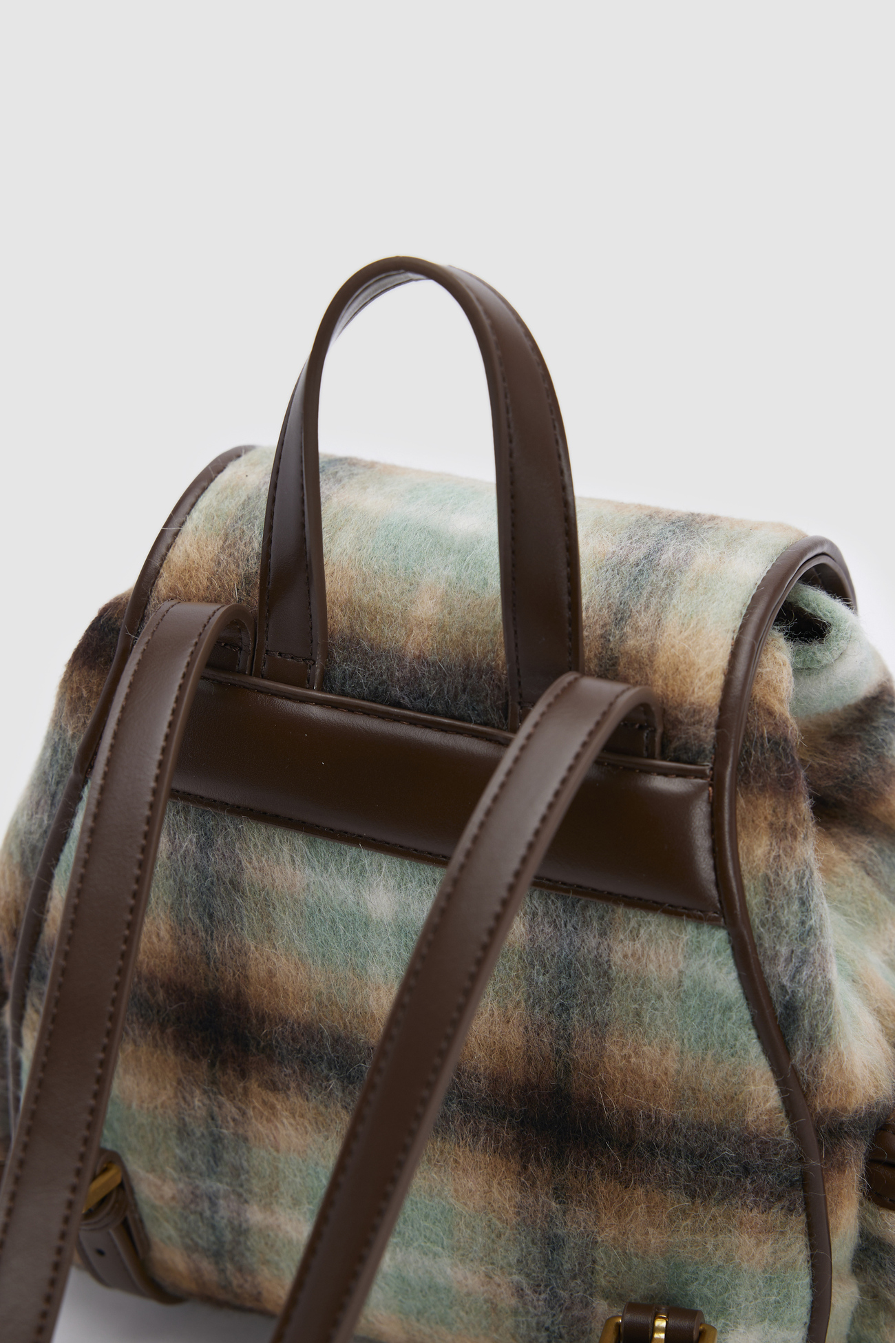 Seagloca Fashion Retro College Style Suede Fabric Mini Backpack For ...