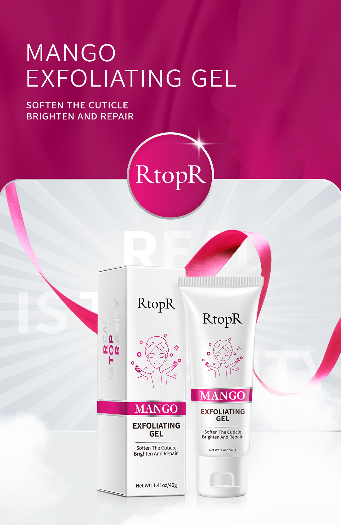 RtopR FDA Skin Care Face Exfoliating Cream Whitening Moisturizer Repair ...