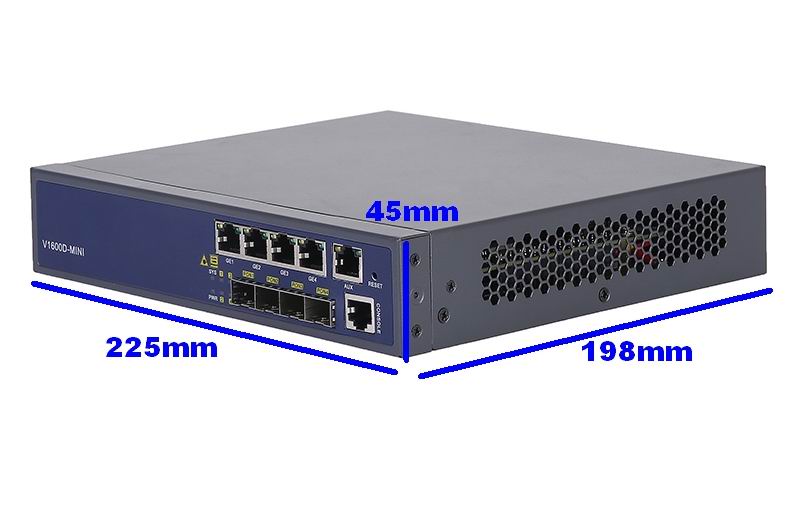 EPON OLT 4PON Ports FTTH mini OLT CATV Carrier-grade high-density Fiber ...
