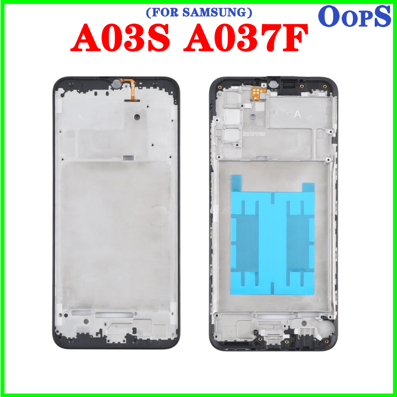 For Samsung A03S A037F A037M A037 Battery Back Cover Housing LCD Front Middle Frame Lens Sim ...