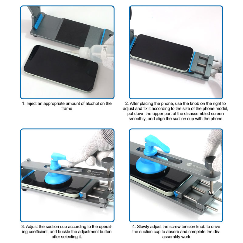SUNSHINE SS-601G Free Heating LCD Screen Splitter Phone Screen ...