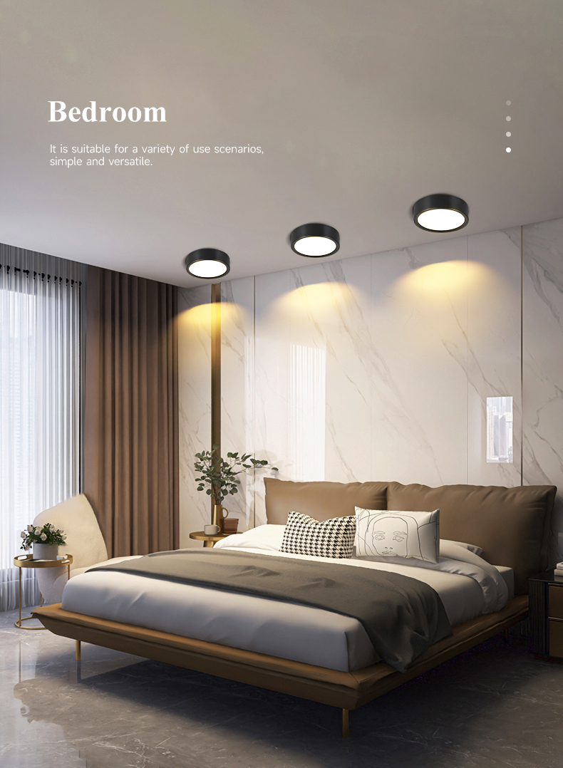 Led Tricolor Downlight Pin Light Ceiling Light 3/5/10/15W Surface ...