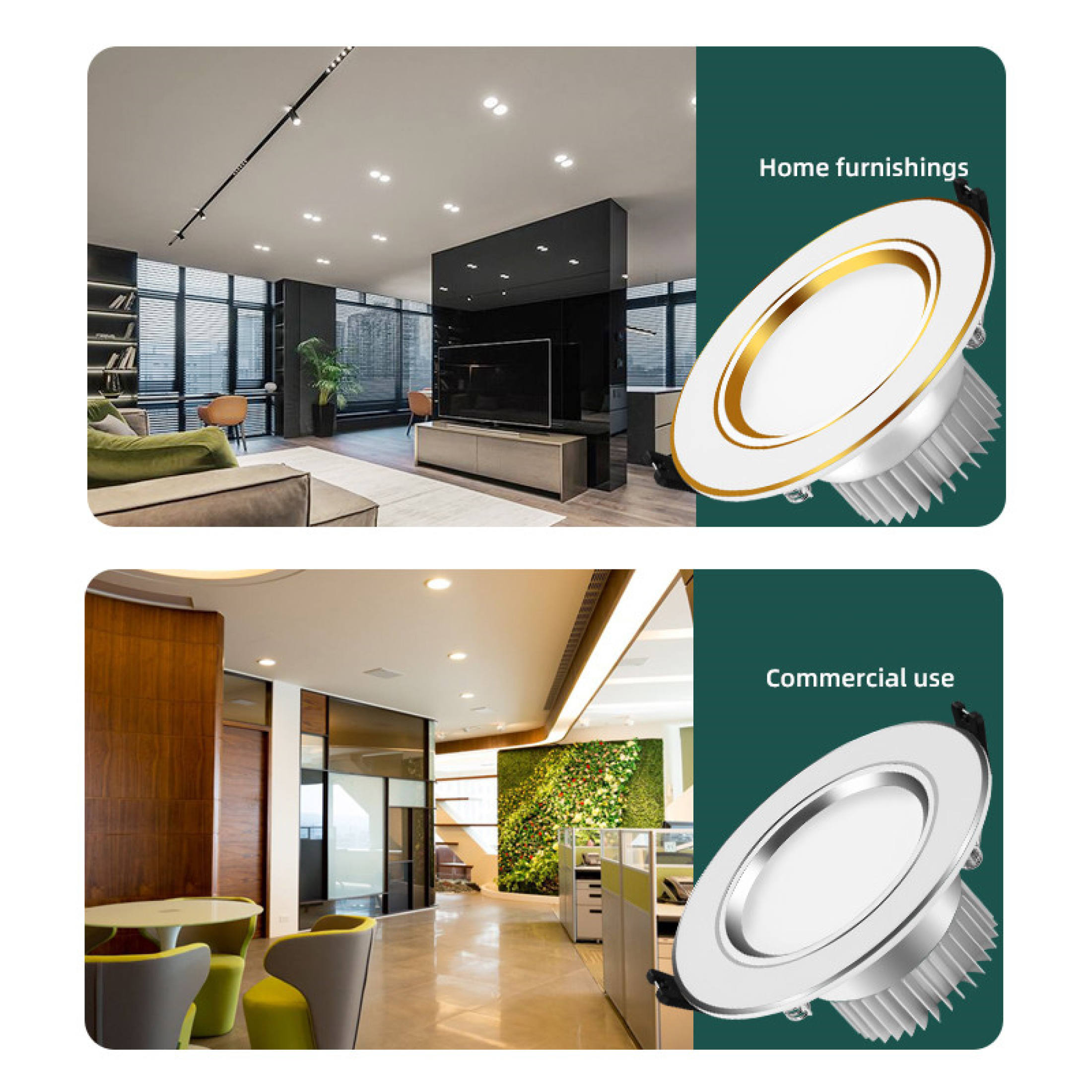 High Brightness LED Downlight Ceiling Light Tritone Light High Quality ...