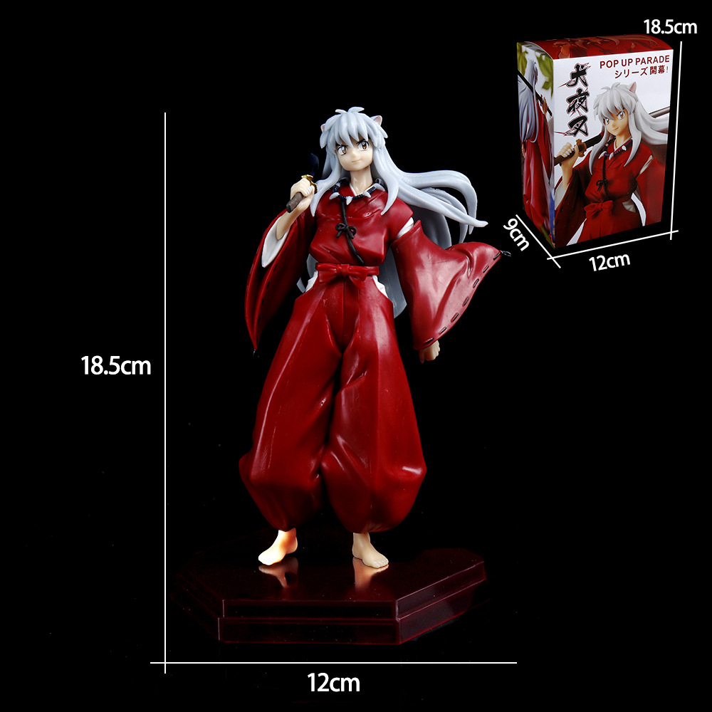 4 Style 16-18.5cm Anime Inuyasha Figure Sesshoumaru HigurashiKagome ...