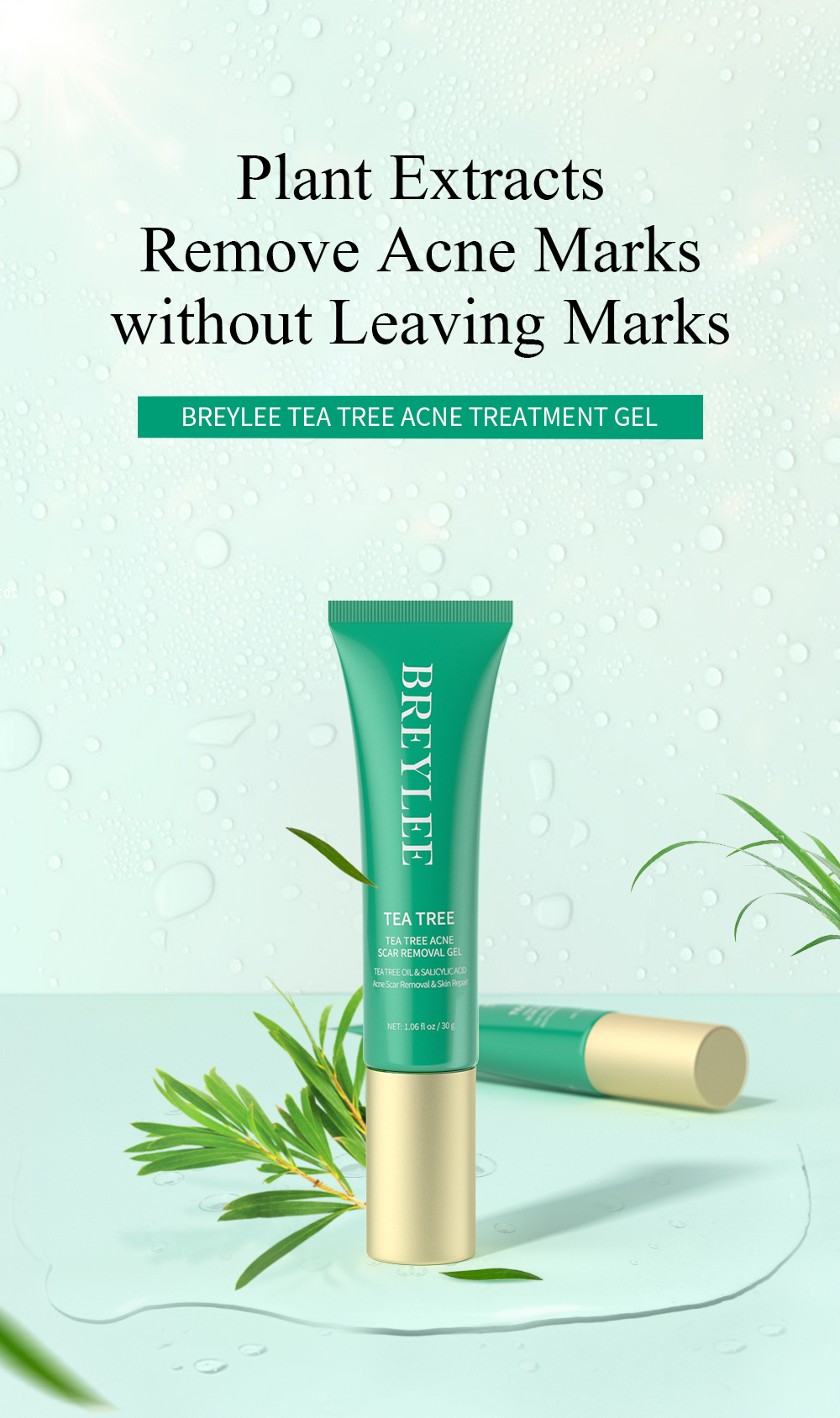 BREYLEE Acne Scar Repair Ceam Acne Treatment Gel Scar Fading Scar Acne Removal Fade Stretch ...