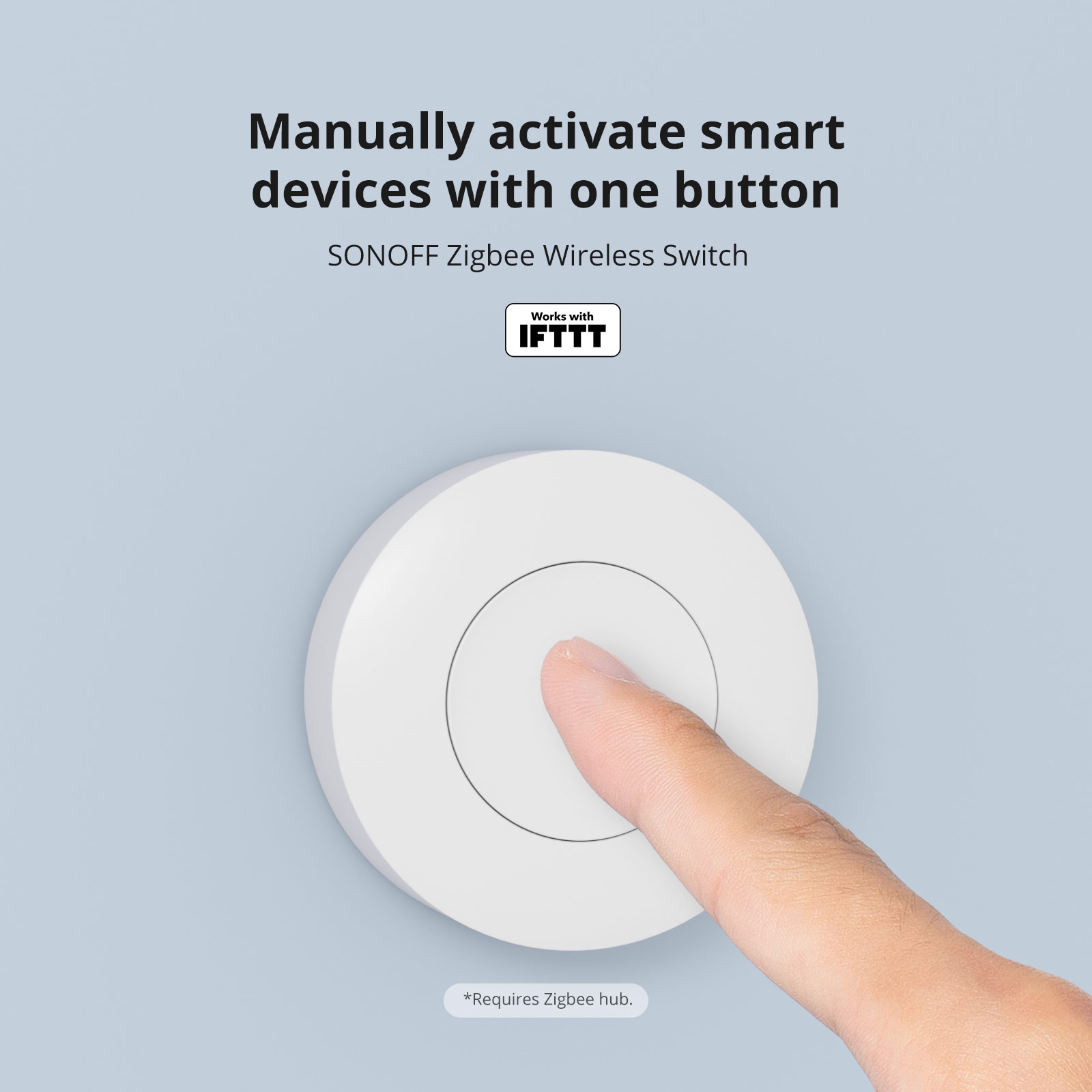 SONOFF SNZB-01P Zigbee Smart Wireless Switch Smart Scene via eWeLink ...