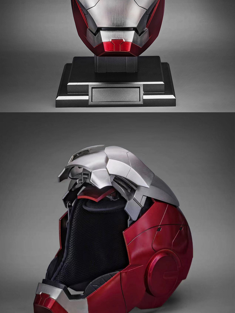 AUTOking MK5 1:1 IRON MAN mark5 MK5 WEARABLE HELMET WITH REMOTE & VOICE ...