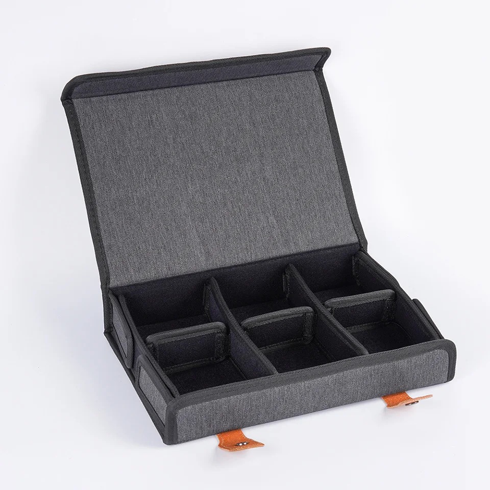 4 Sizes Fabric Versatile Digital Storage Bag Removable Compartments Box ...