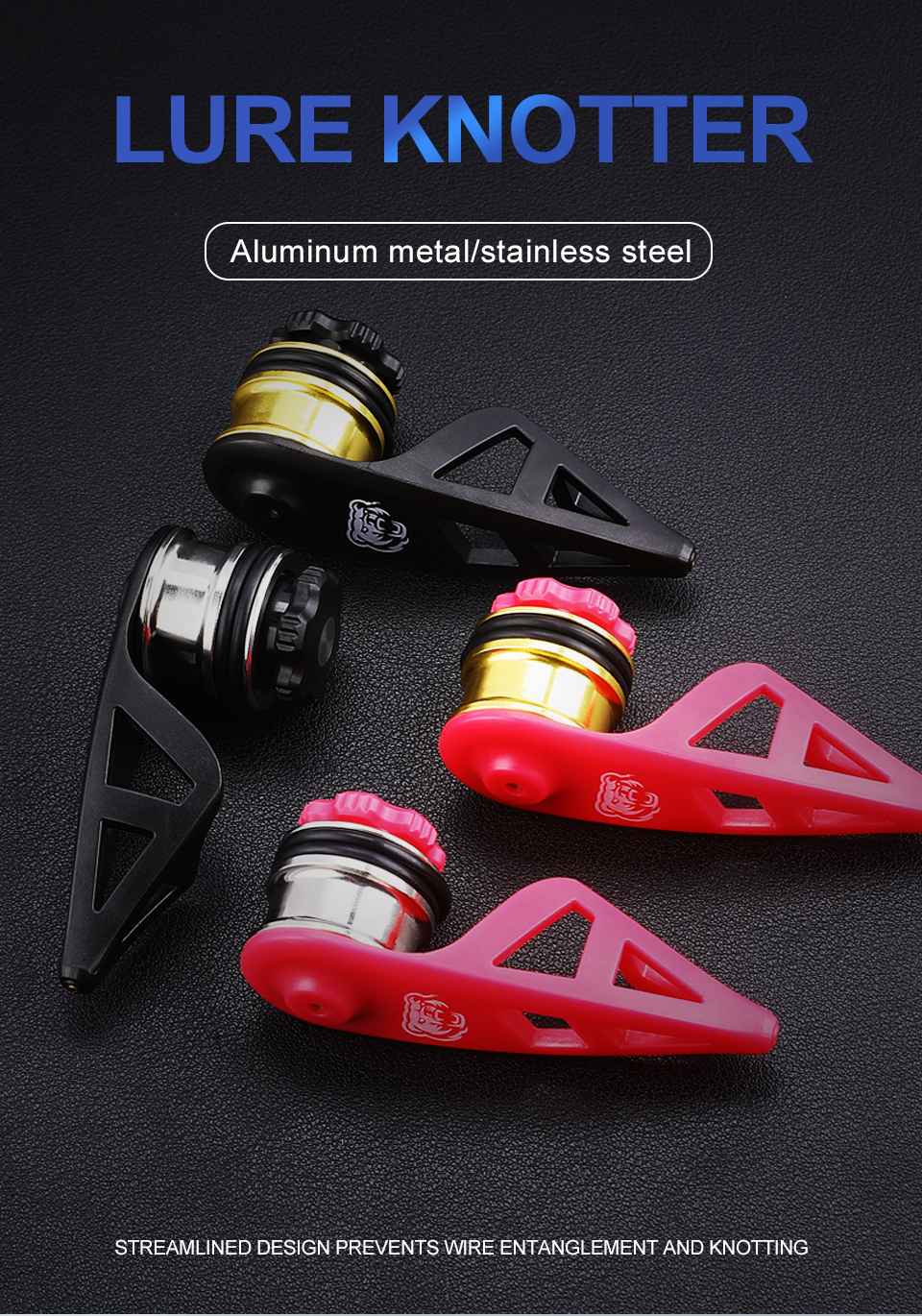 Bearking FG Knot Tying Tool for Lure Leading: PE Line and Carbon Line ...