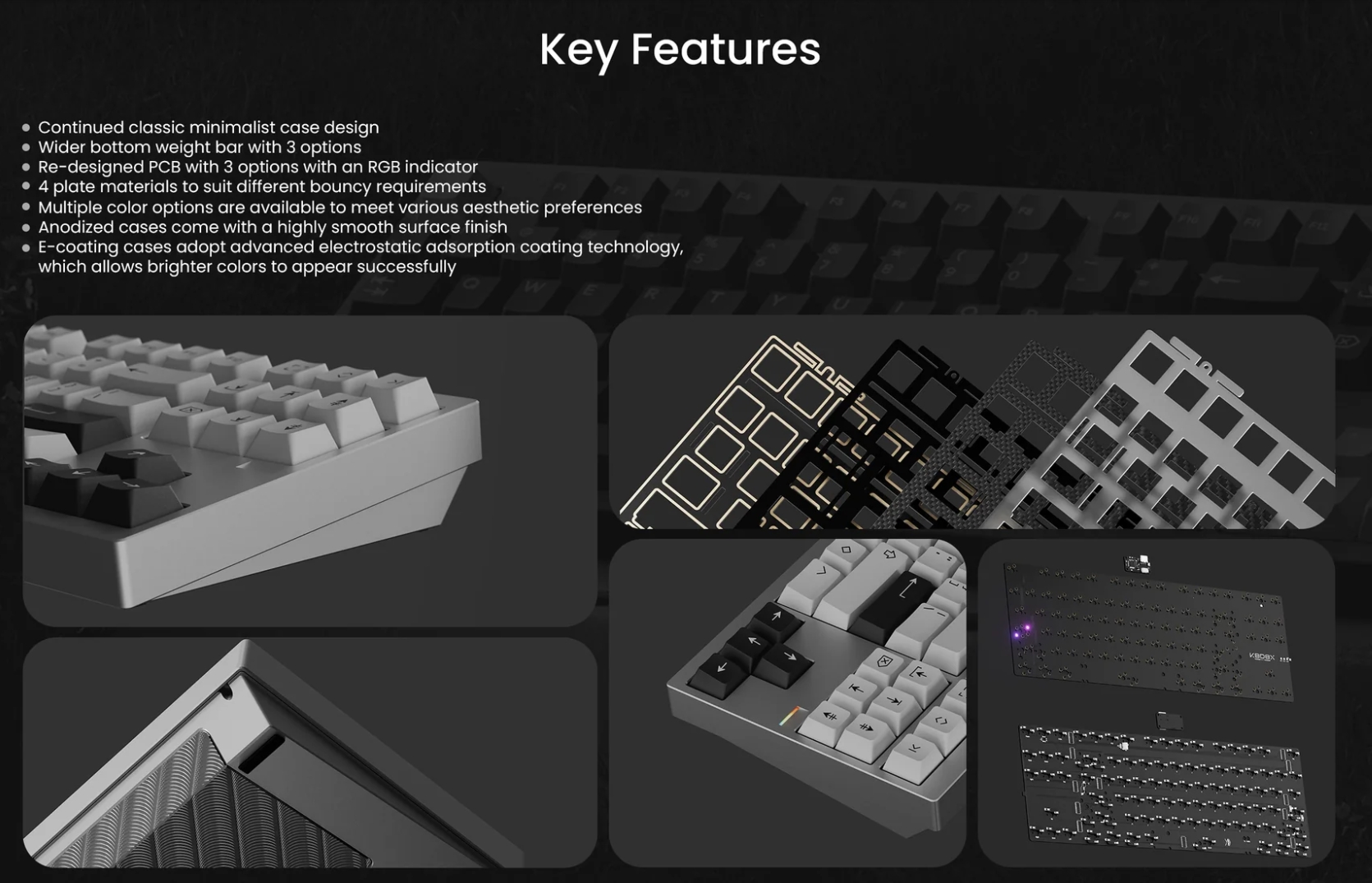 KBDfans KBD8X MKIII Mechanical Keyboards Case (WITHOUT the PCB+foam kit ...