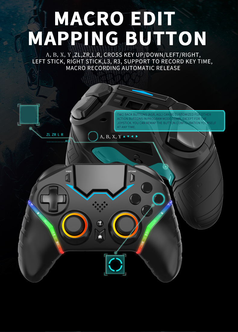 Wireless Usb Controller for Nintendo Switch, Mobile, Pc, Mfi Android Tv ...