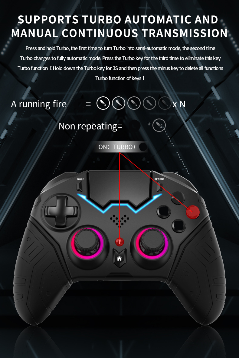 Wireless Usb Controller for Nintendo Switch, Mobile, Pc, Mfi Android Tv ...