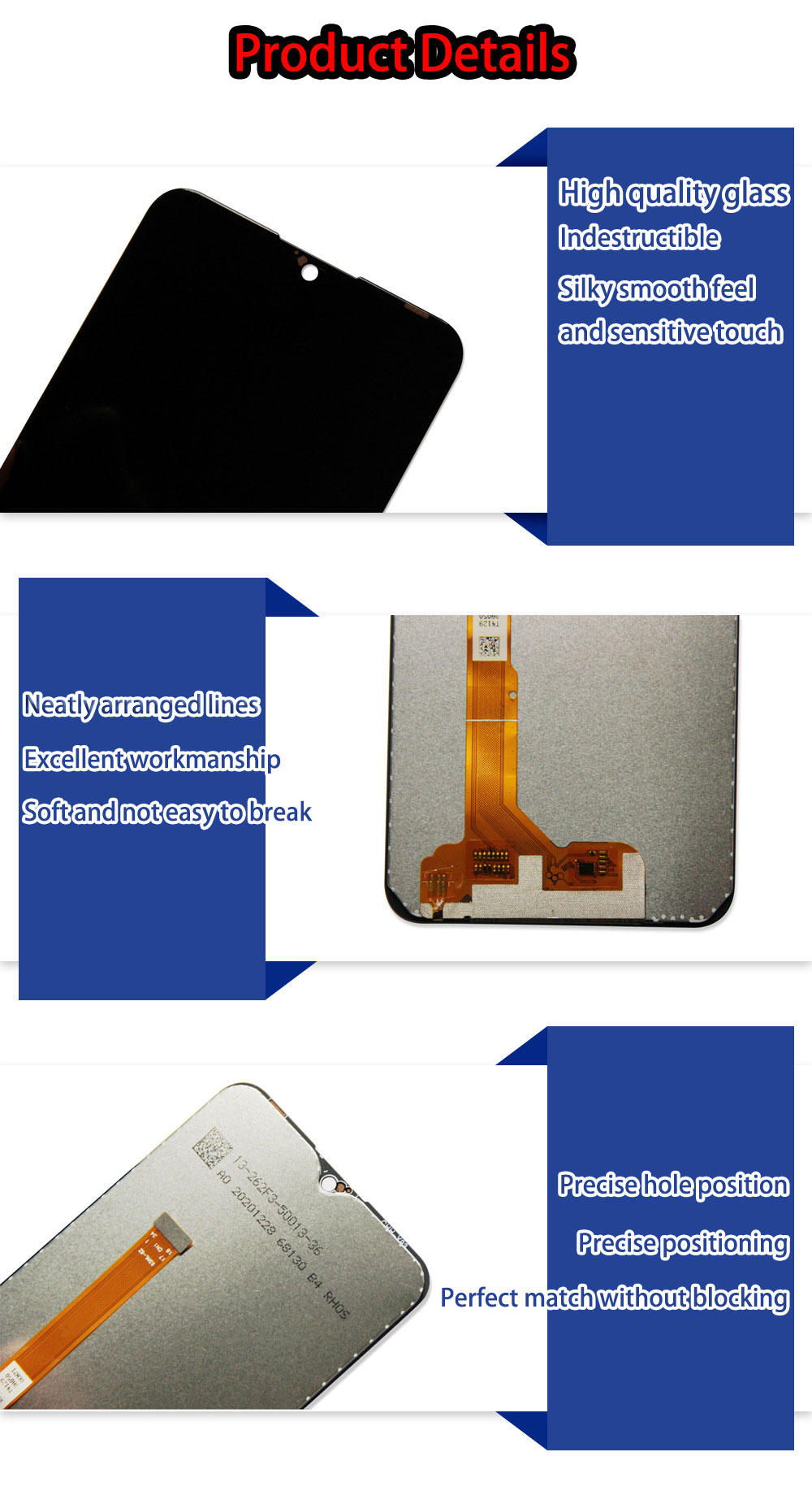 For VIVO Y91 Y93 Y95 Y91i Y91C Y93S Y90 U1 LCD cell phone screen ...