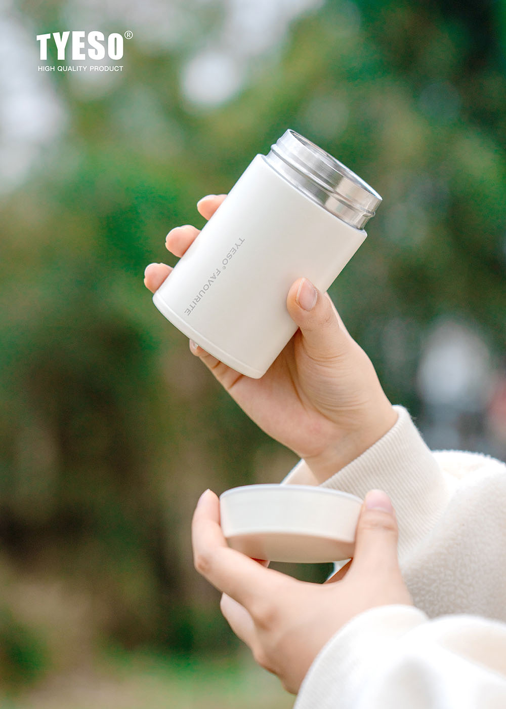 TYESO® Leak Proof stainless steel thermos Food Jar Lunch Container Mini ...