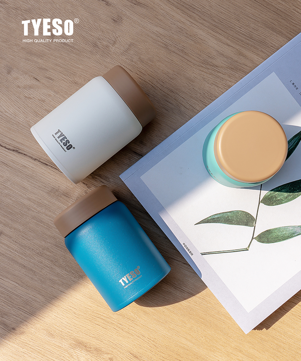 TYESO® Leak Proof stainless steel thermos Food Jar Lunch Container Mini ...