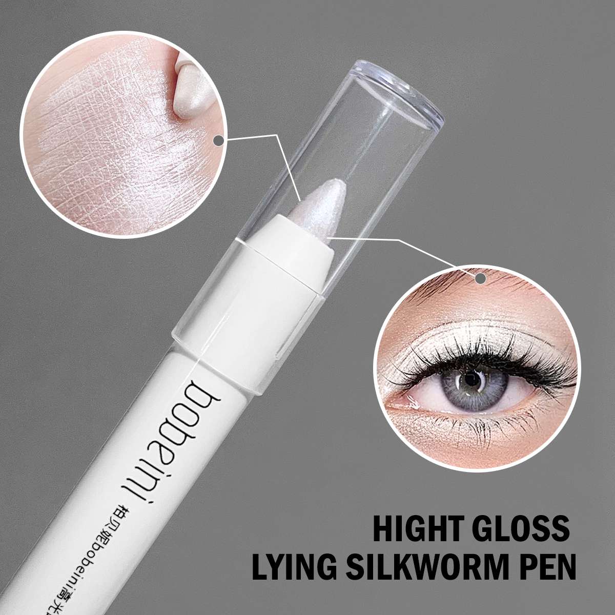 Eye Shadow Pen Lying Silkworm Pen Double-Headed Eyeshadow Stick Non ...
