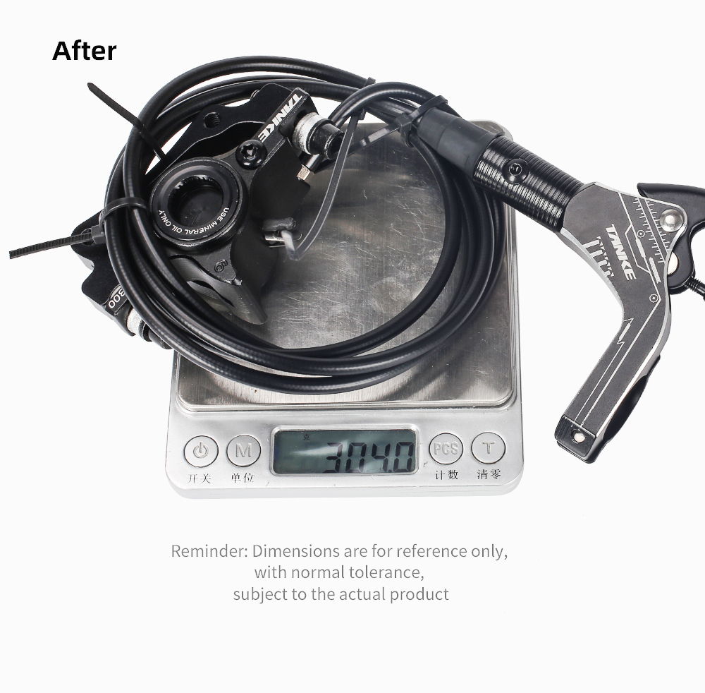 TANKE MTB Bicycle Hydraulic Disc Brake 160Mm Rotor Oil Caliper Plate ...