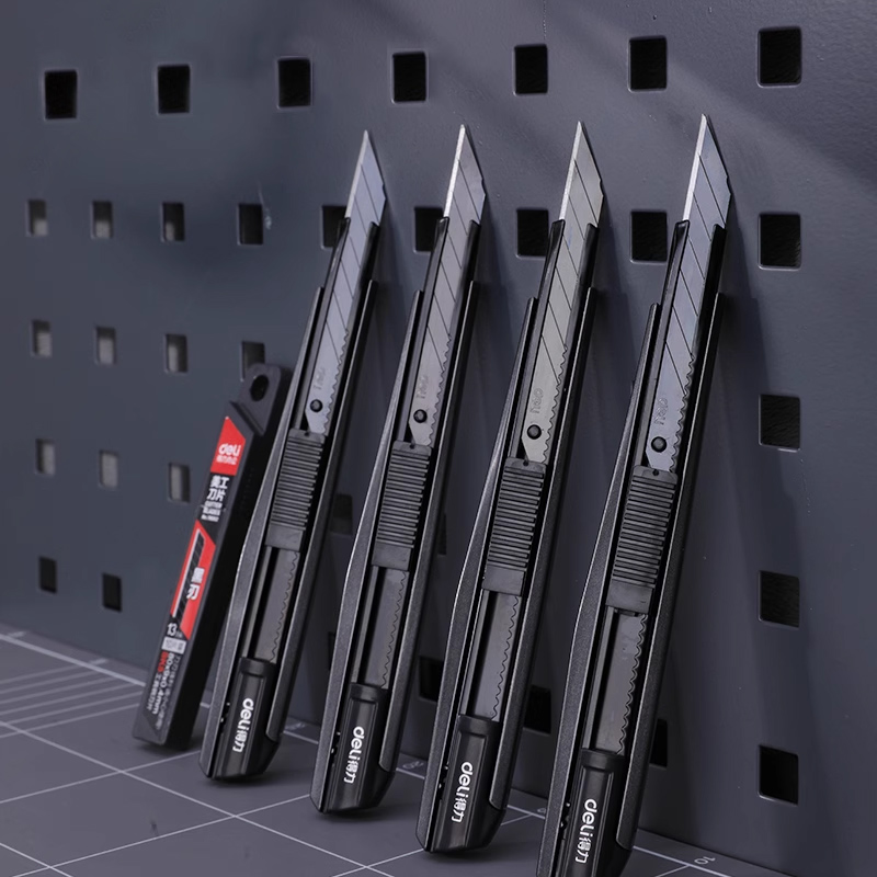Deli Retractable Utility Knife High Quality Utility Sharp Cutter Blade ...