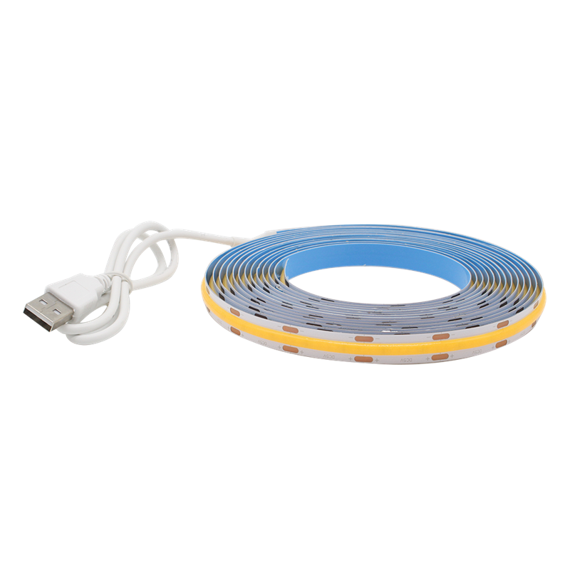 5V USB COB LED Strip Light 0.5m to 5m with Dimmable Controller Flexible ...