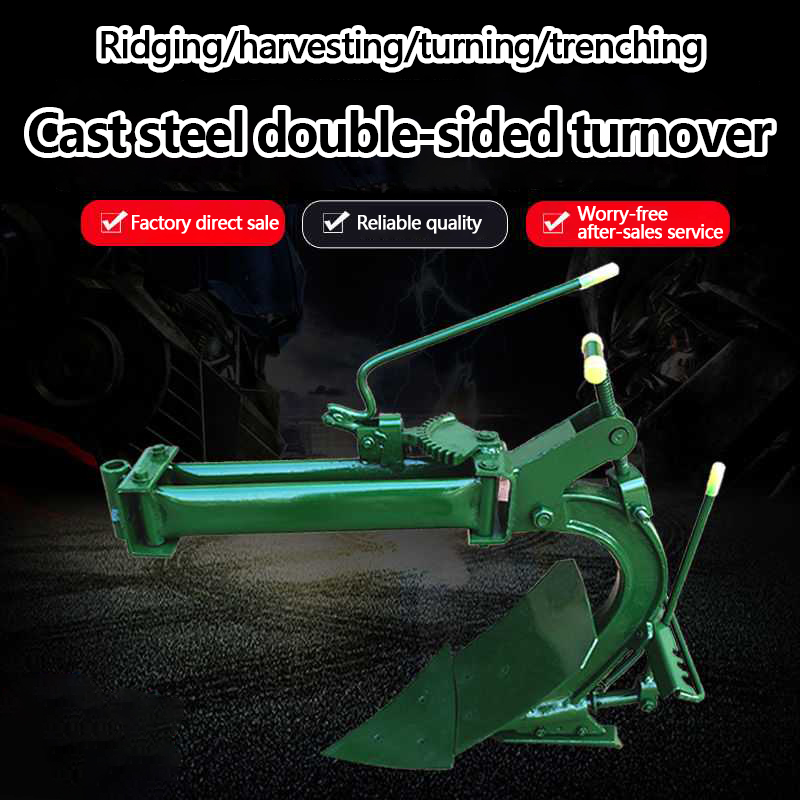 Micro tillage machinist hand tractor kit double flip plow farmland ...