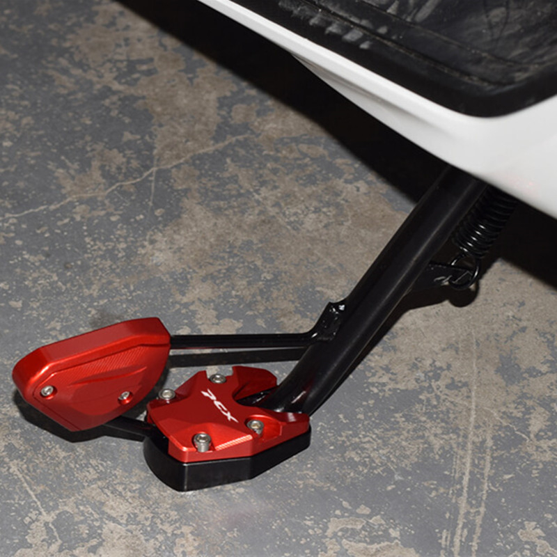 For HONDA PCX 160 150 Side Stand Shoes CNC Motorcycle Single Stand ...