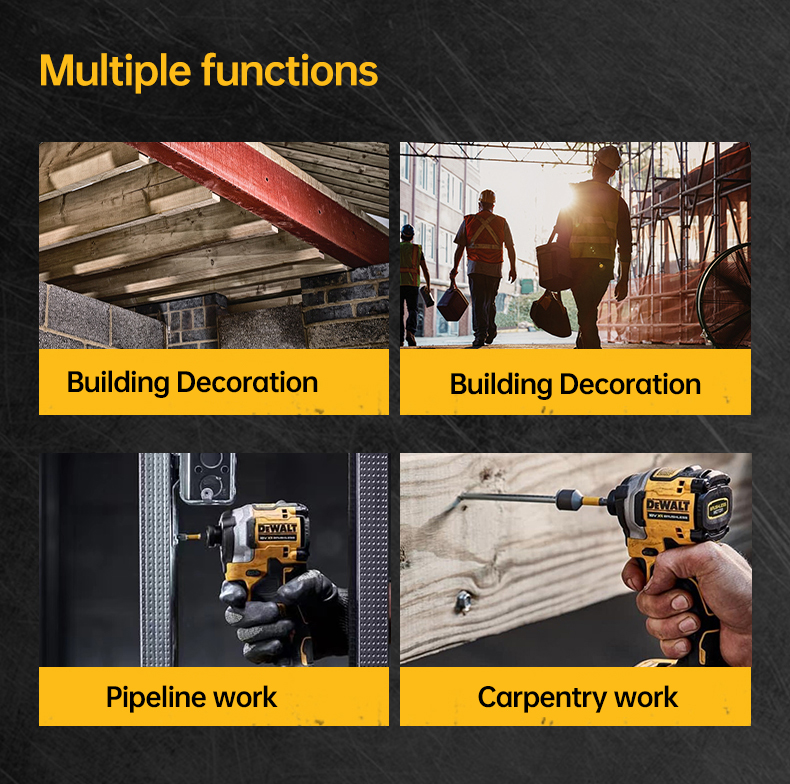 DEWALT DCF850 DCF887 20V Cordless Electric Screwdriver 205NM Brushless Motor Electric Impact ...